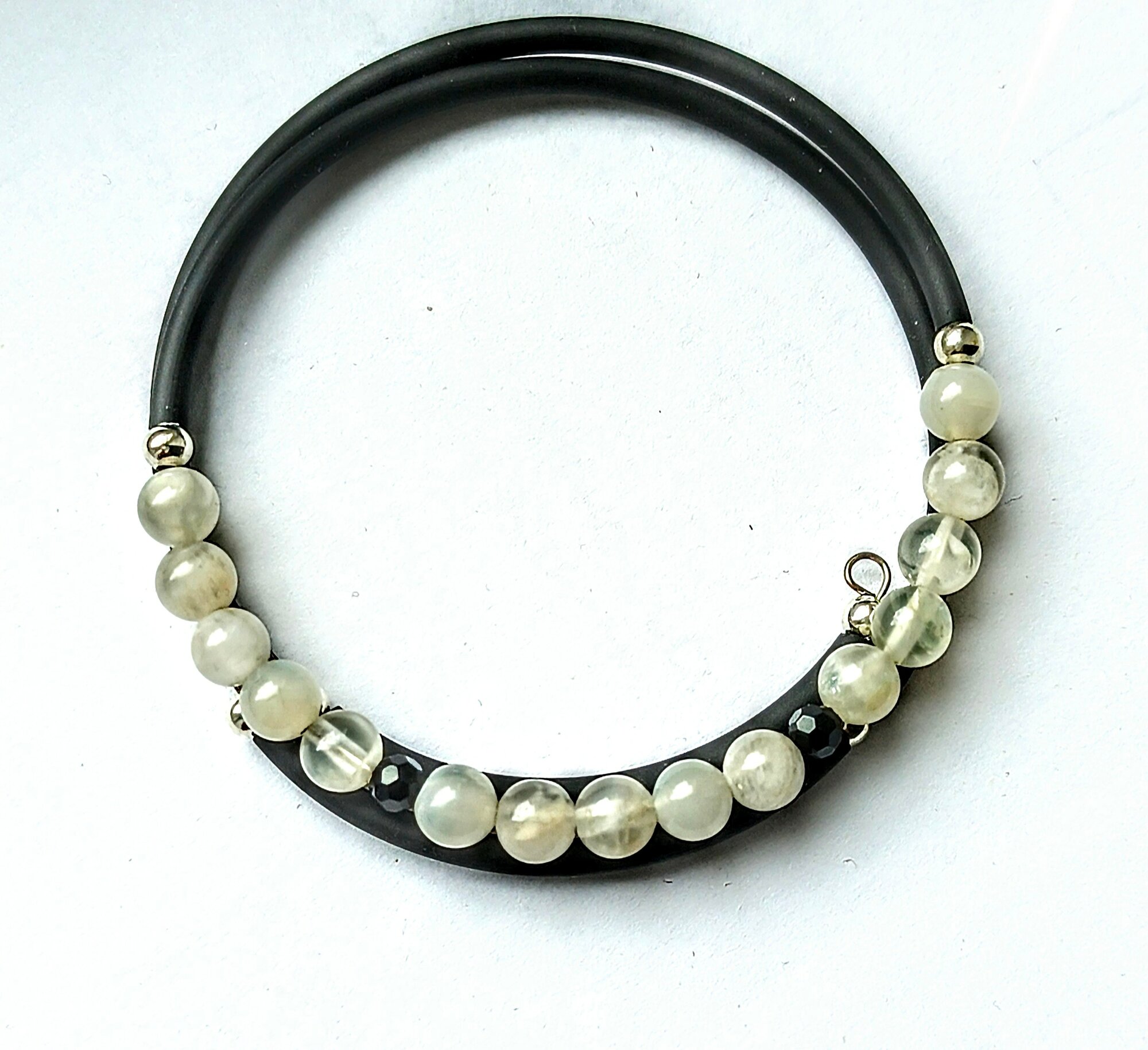 Браслет, лунный камень