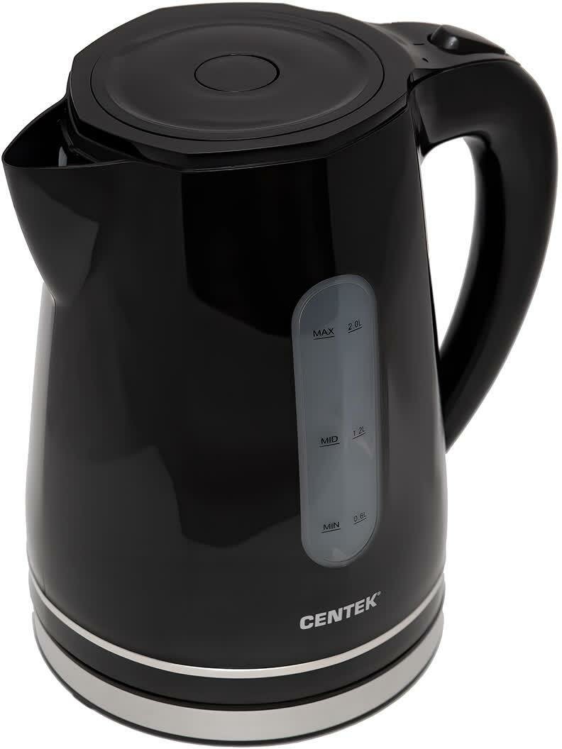 Электрический чайник CENTEK CT-0043 объем 2 л, мощность 2200 Вт, черный — фото 1