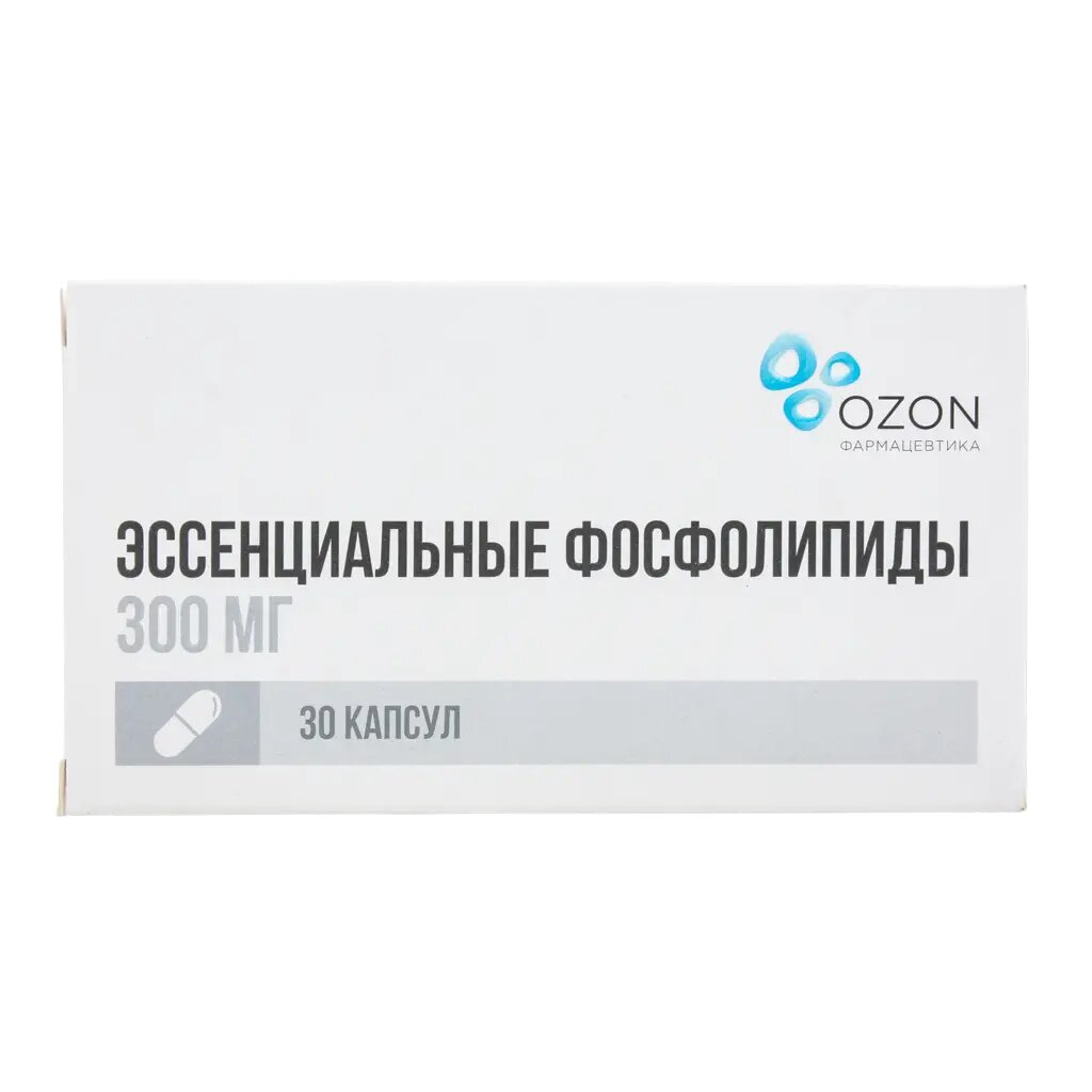 Эссенциальные фосфолипиды капсулы 300 мг 30 шт