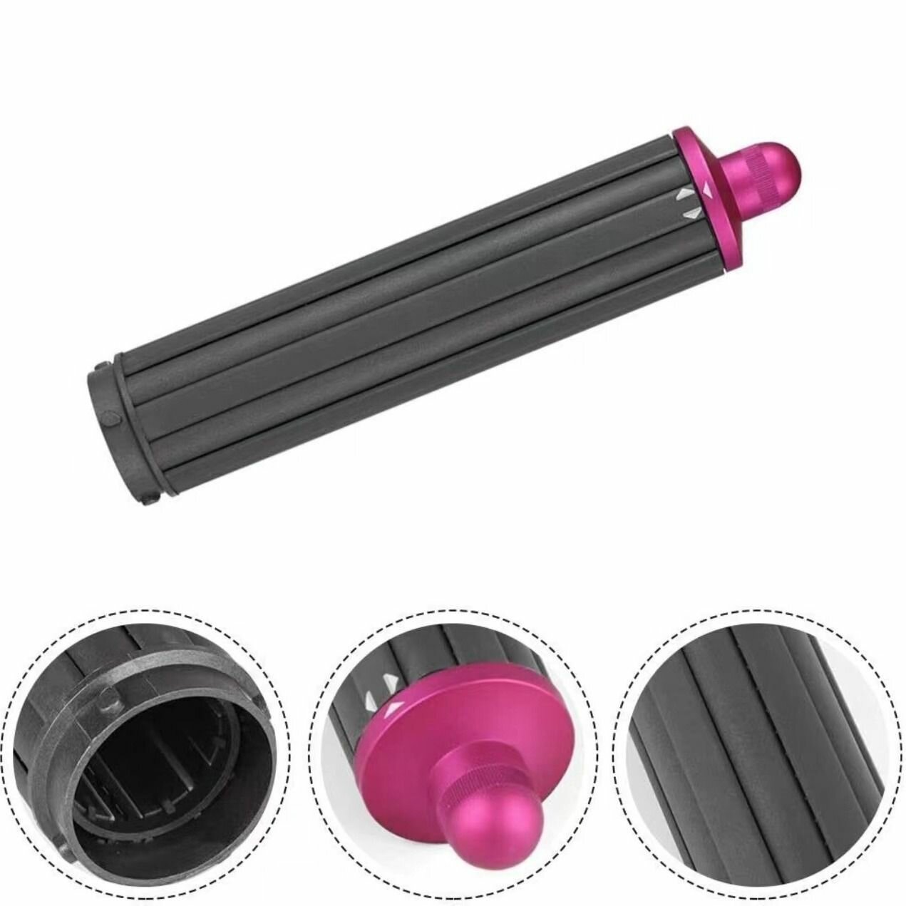 Насадка для локонов Лонг 40мм Фуксия для стайлера Dyson Airwrap. Для завивки волос.