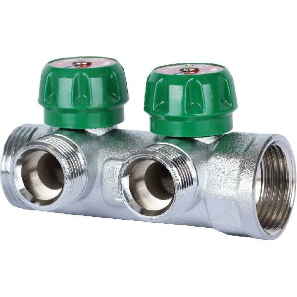 Коллектор регулирующий STOUT 1, 2 отвода 3/4 ЕК SMB-6850-013402