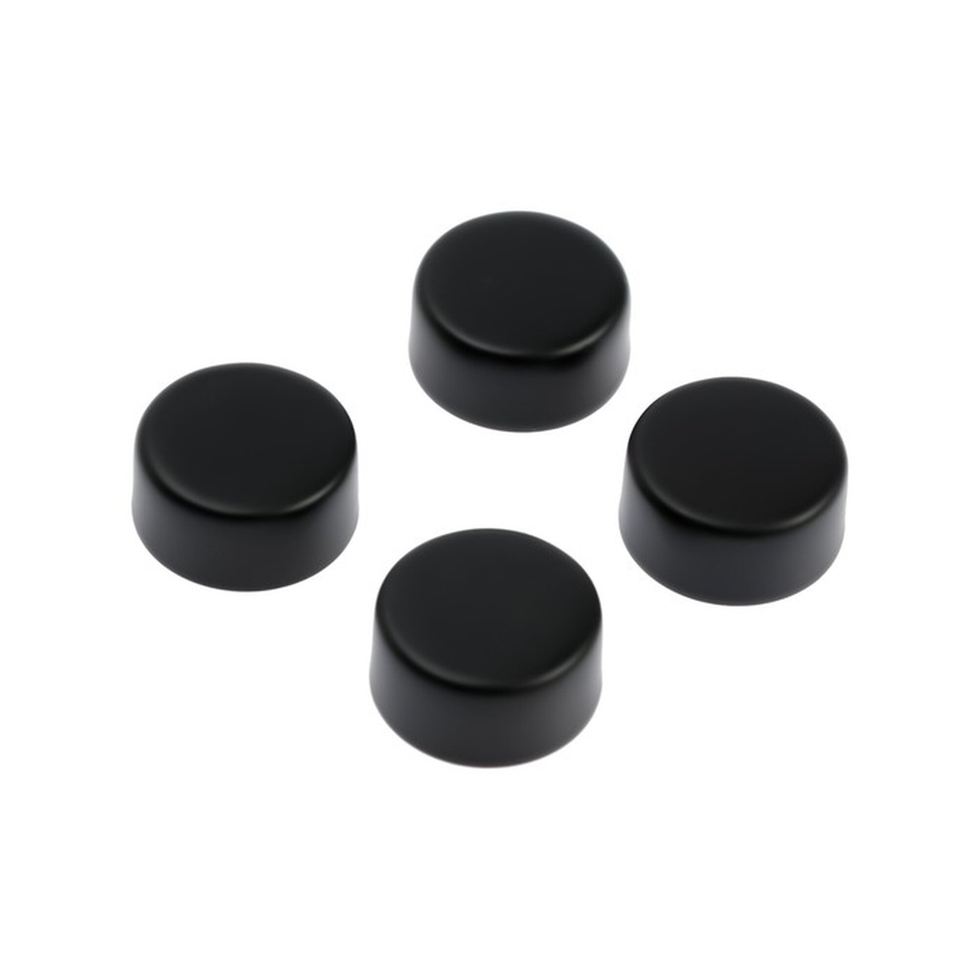 Зеркалодержатель тундра LIGHT, d=17 мм, без сверления, цвет черный, 4 шт.