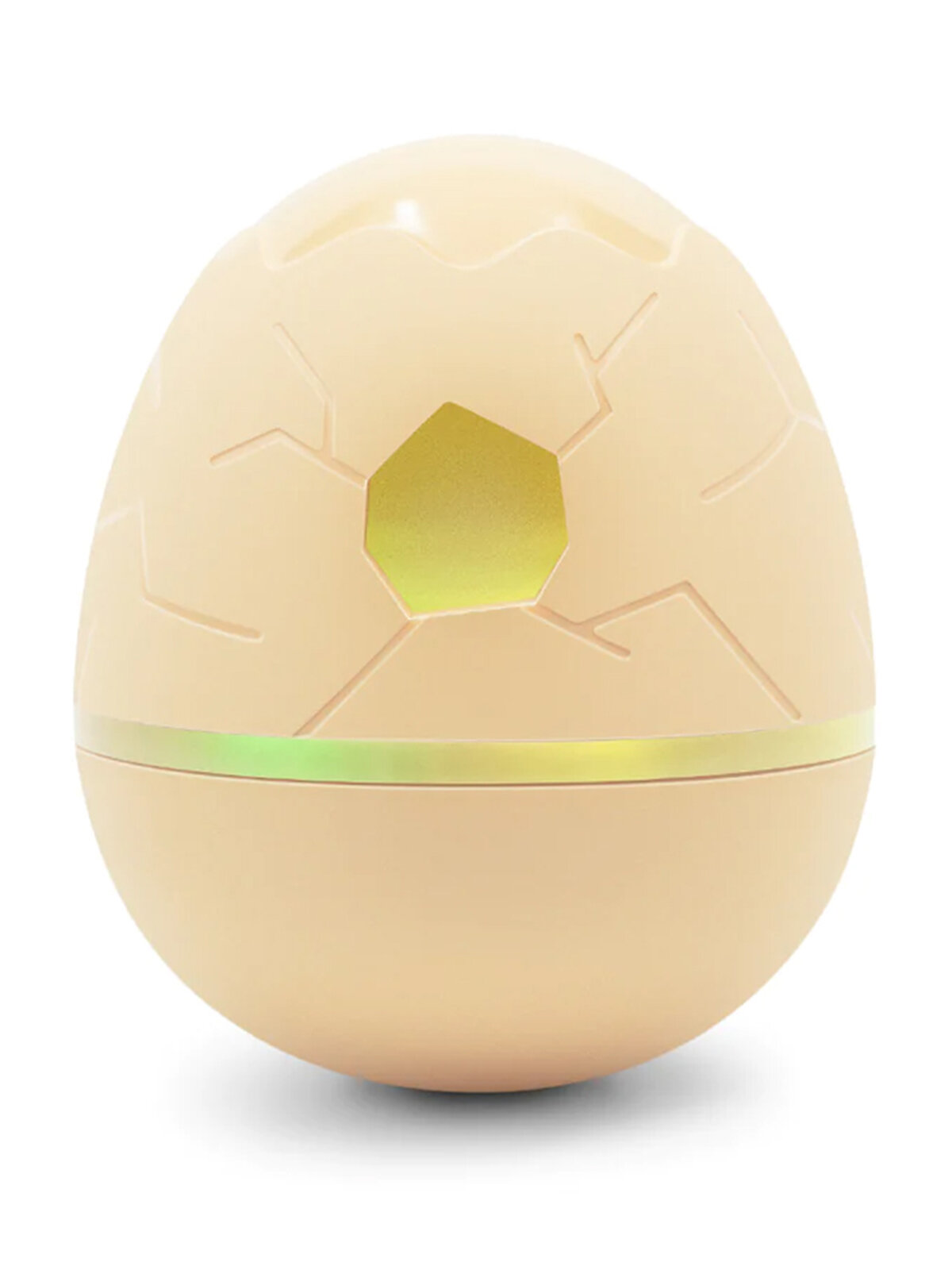Интерактивная игрушка для собак, дразнилка в форме яйца Cheerble Wicked Egg, бежевая