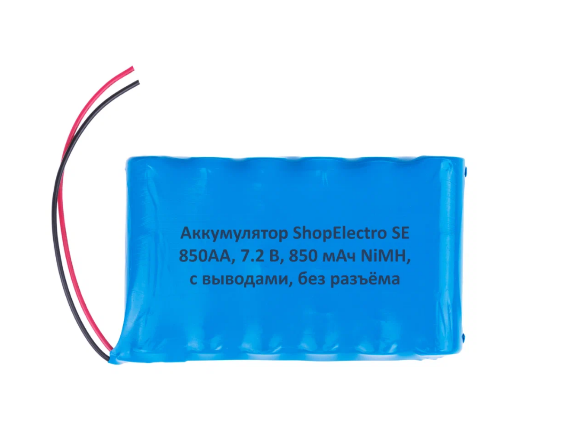 Аккумулятор ShopElectro SE 850АА, 7.2 В, 850 мАч/ 7.2 V, 850 mAh, NiMH, с выводами, без разъёма (1)