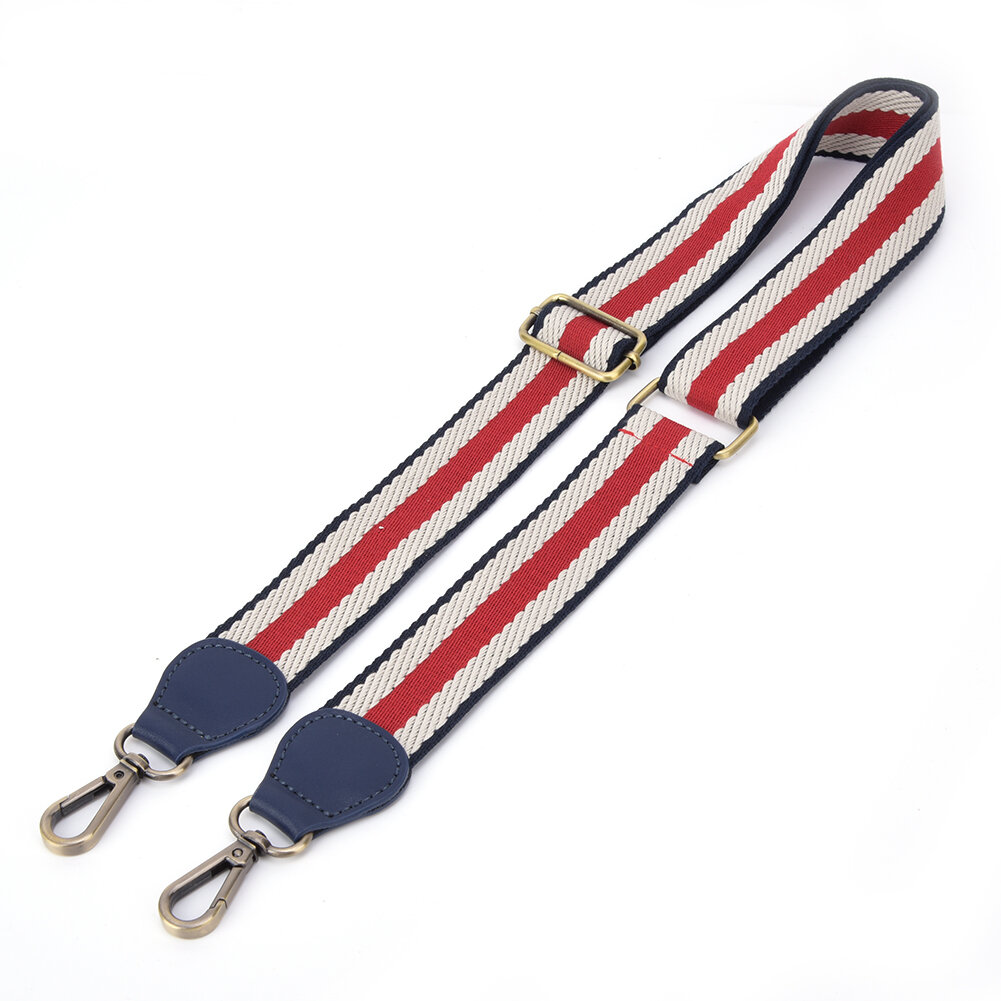 Ремешок для сумки Кожаная сумка через плечо Регулируемый ремень Сменная сумка Аксессуар «сделай сам» 88 ~ 134 смТемно-синий Красный