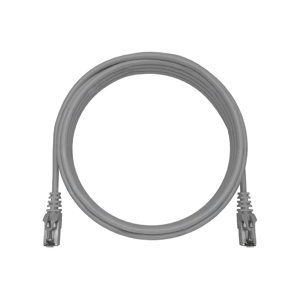 NTSS Патч-корд 2хRJ45/8P8C, T568B UTP 5e кат. литой 5 метров, LSZH, серый NTSS-PC-UTP-RJ45-5e-5.0-LSZH-GY