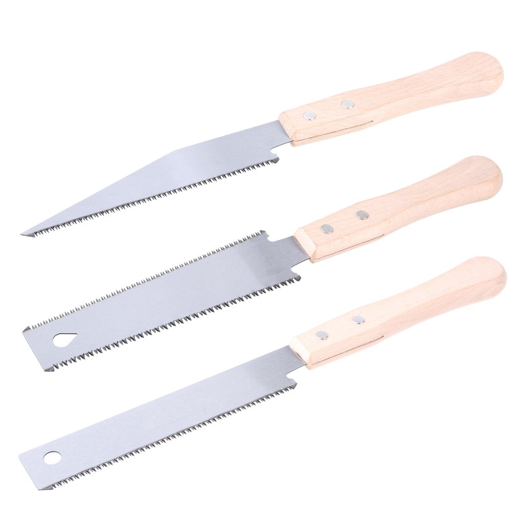 Японская Ручная пила SK5 с Двойными/Одинарными Кромками для Деревообработки Эффективный Ручной инструмент С Гибкими Режущими зубьями Набор из 3