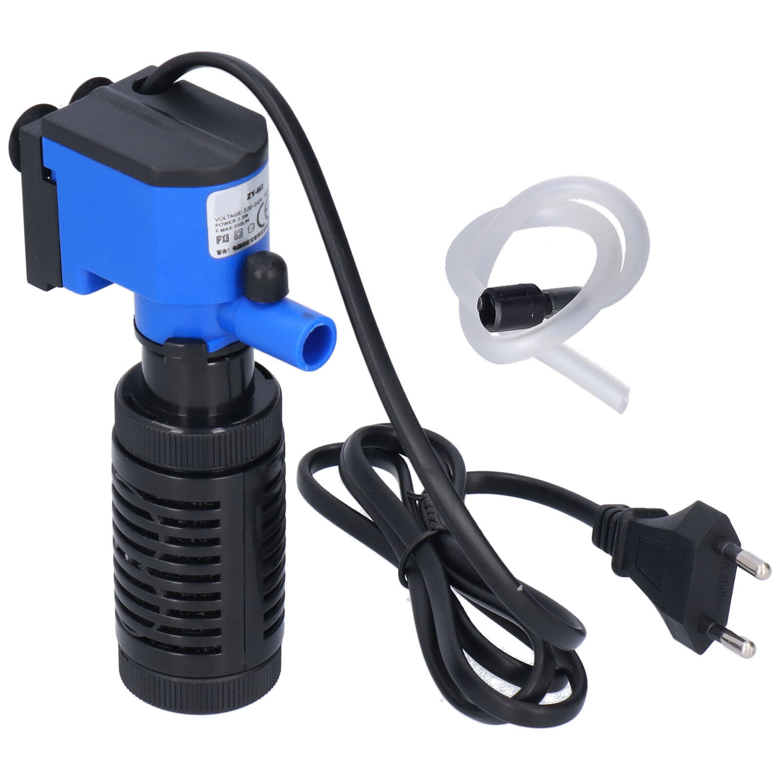 ZYM2 Аквариумный внутренний фильтр, кислородный насос с низким уровнем воды для аквариума, черепахового аквариума, тихая работа, регулируемый расход