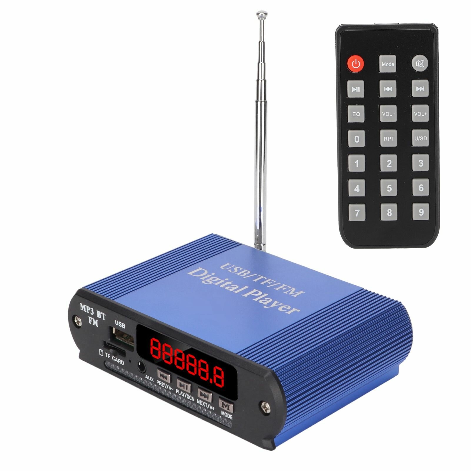 Усилитель 3-в-1 Bluetooth 5.0 синий