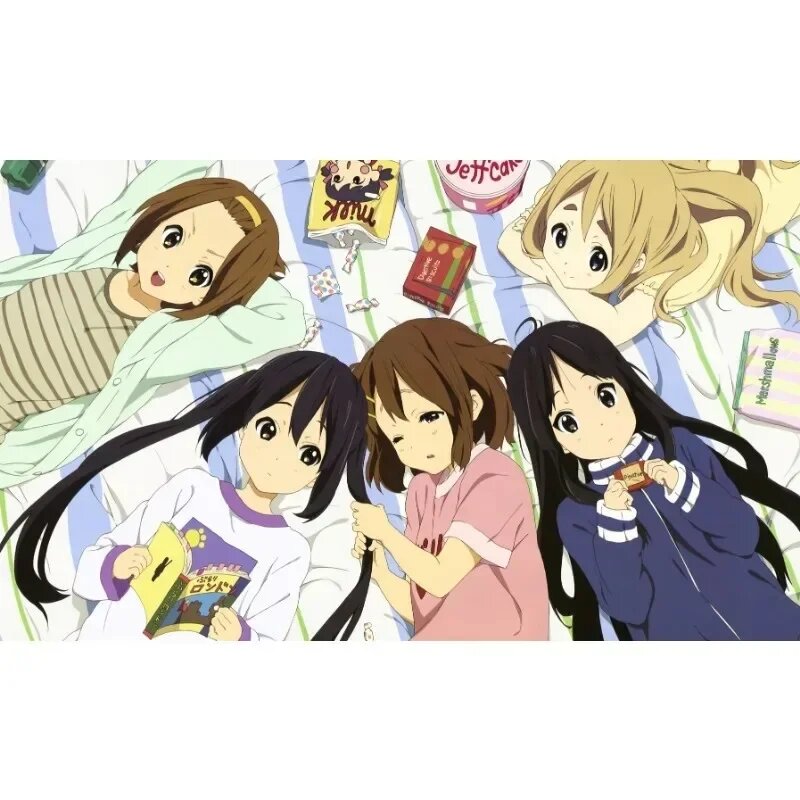 Печать на холсте K-On! 30x40см, цвет 2, без рамки