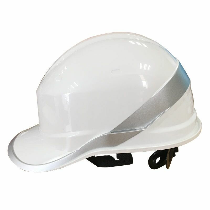 Защитная каскетка-каска бейсболка, регулируемая ABS-шапка-шлем с козырьком, карманами для очков и наушников, светоотражающими полосами, электроизоляция до 1000 В, защита от брызг металла