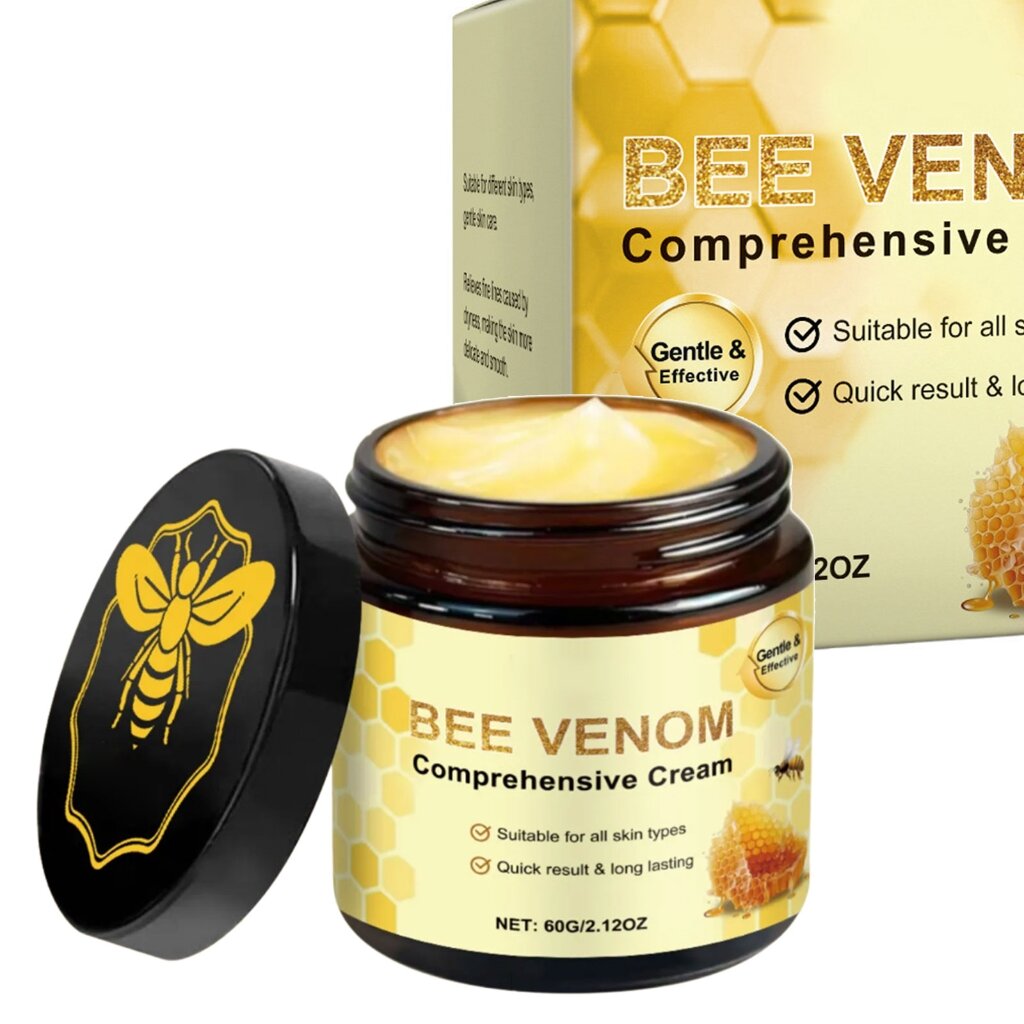 Крем с пчелиным ядом Натуральный восстанавливающий крем с пчелиным ядом Увлажняющий крем с пчелиным ядом