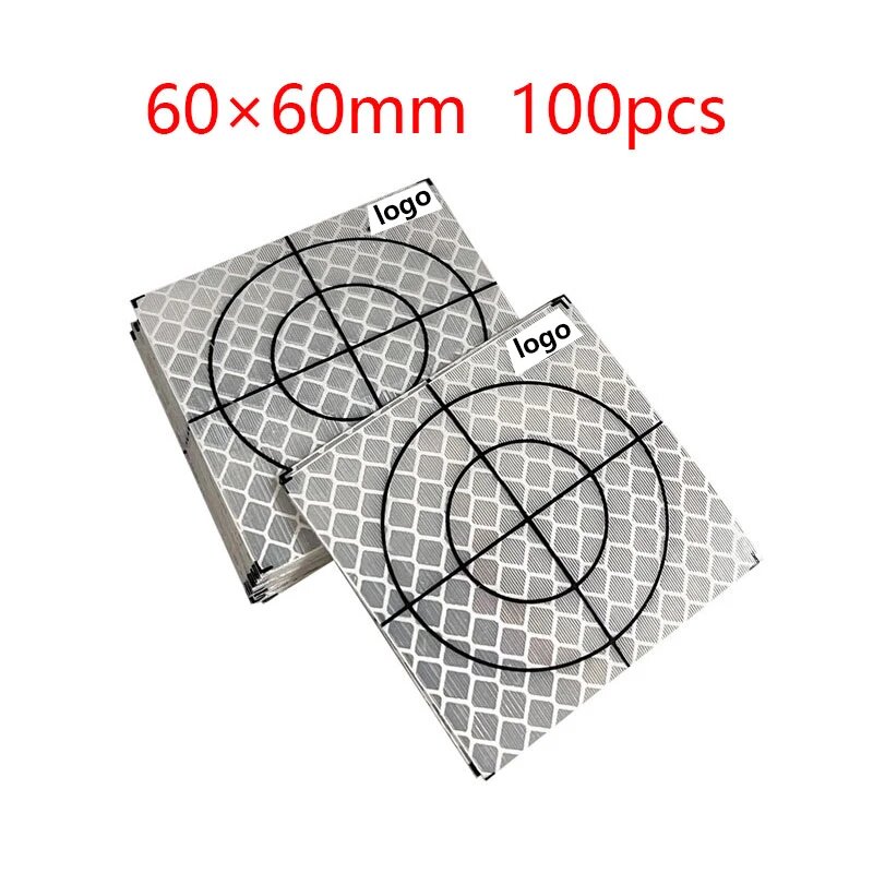 Отражатели для тахеометра Leica Geography, белые, 20/30/40/50/60 мм 100PCS 60X60MM