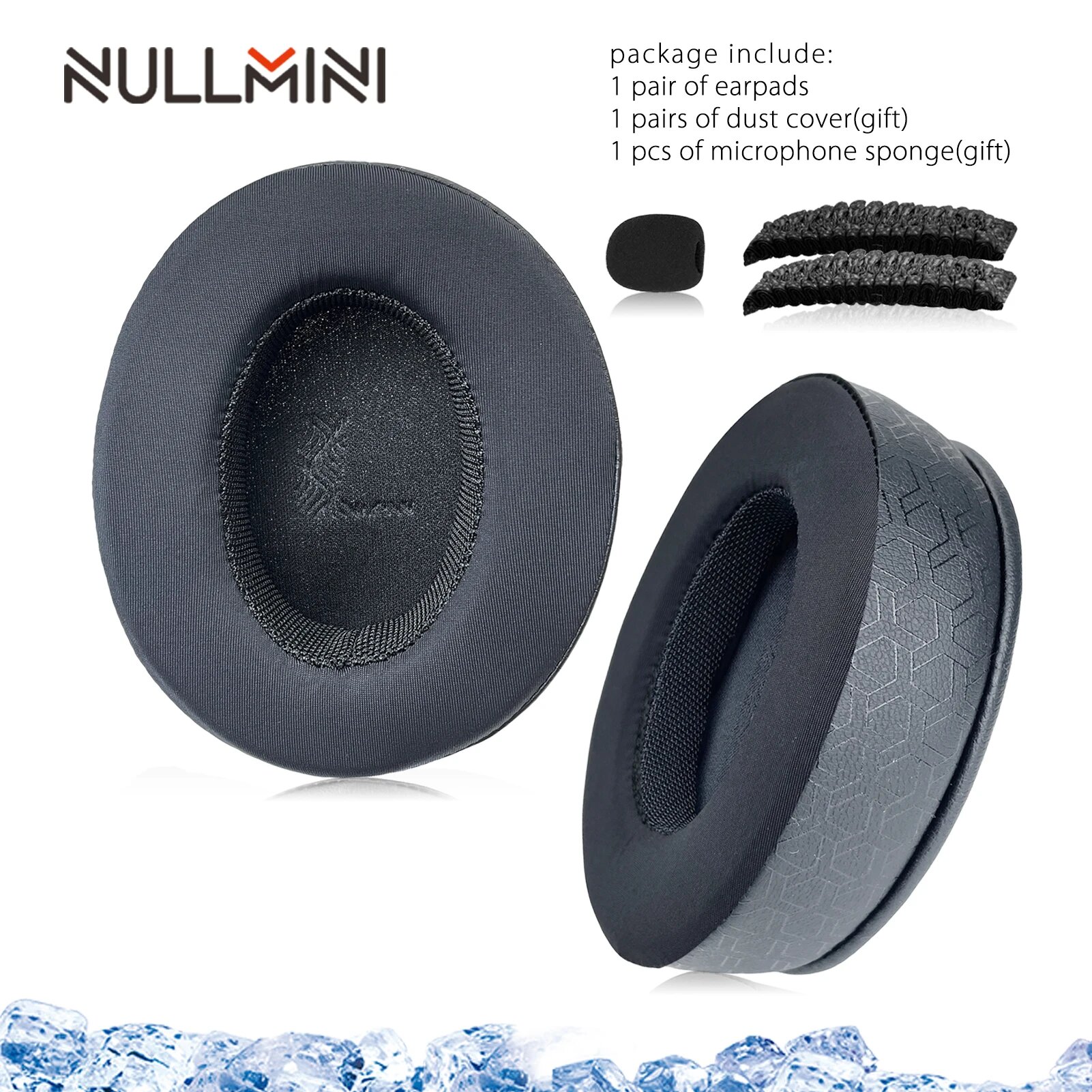 Сменные амбушюры nullmini для наушников Logitech G Pro X type3 lineCoolingGel