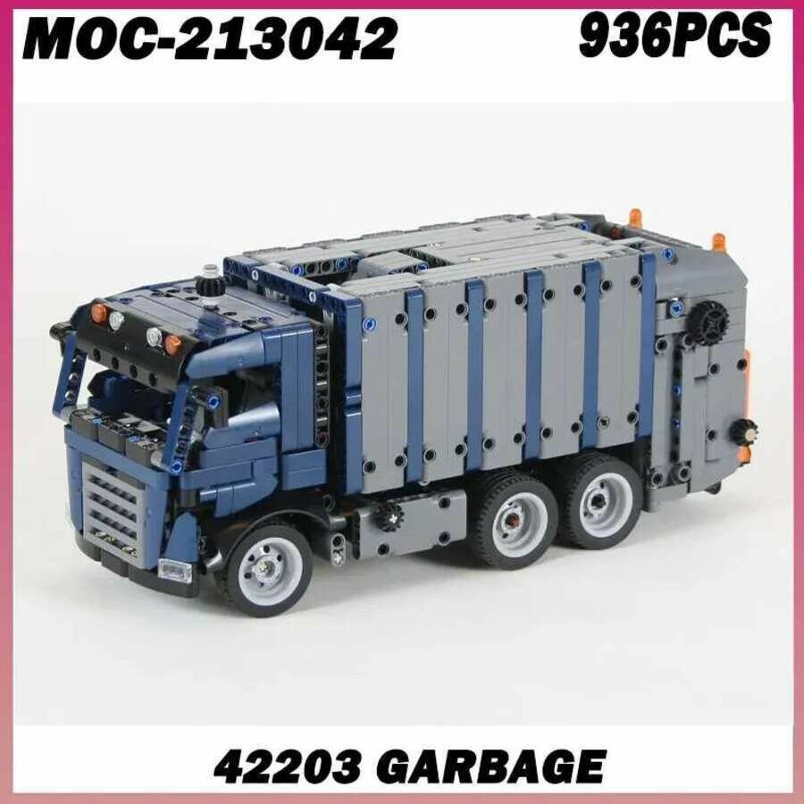 MOC-213042 42203 Мусоровоз из конструкторов