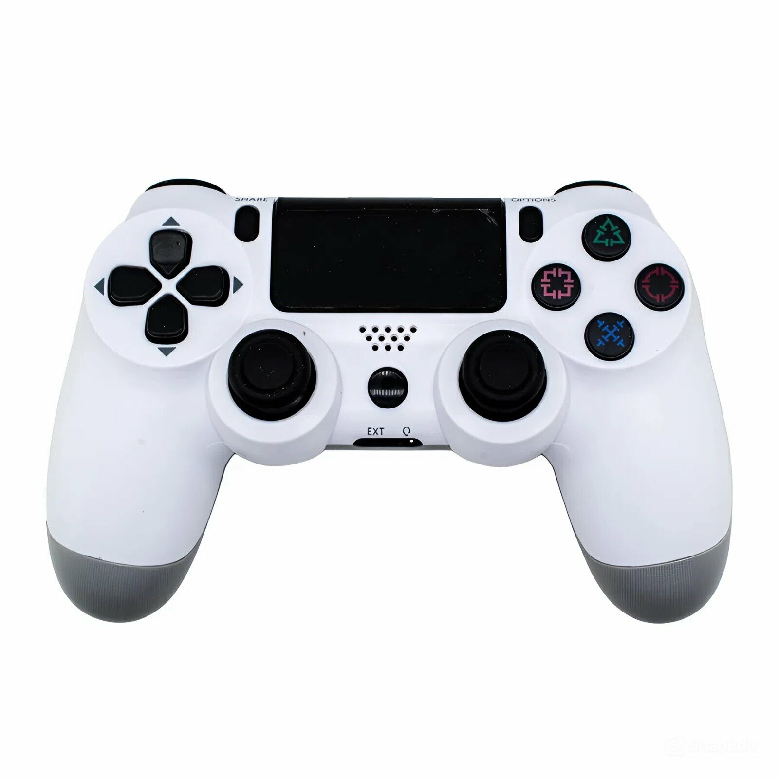 Игровой беспроводной геймпад для PS4 / PC, "NJP411", Bluetooth, белый
