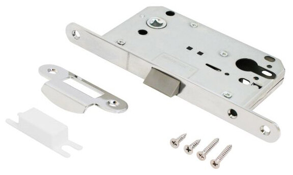 Замок врезной без ц/м аллюр АРТ 5300-P CP хром