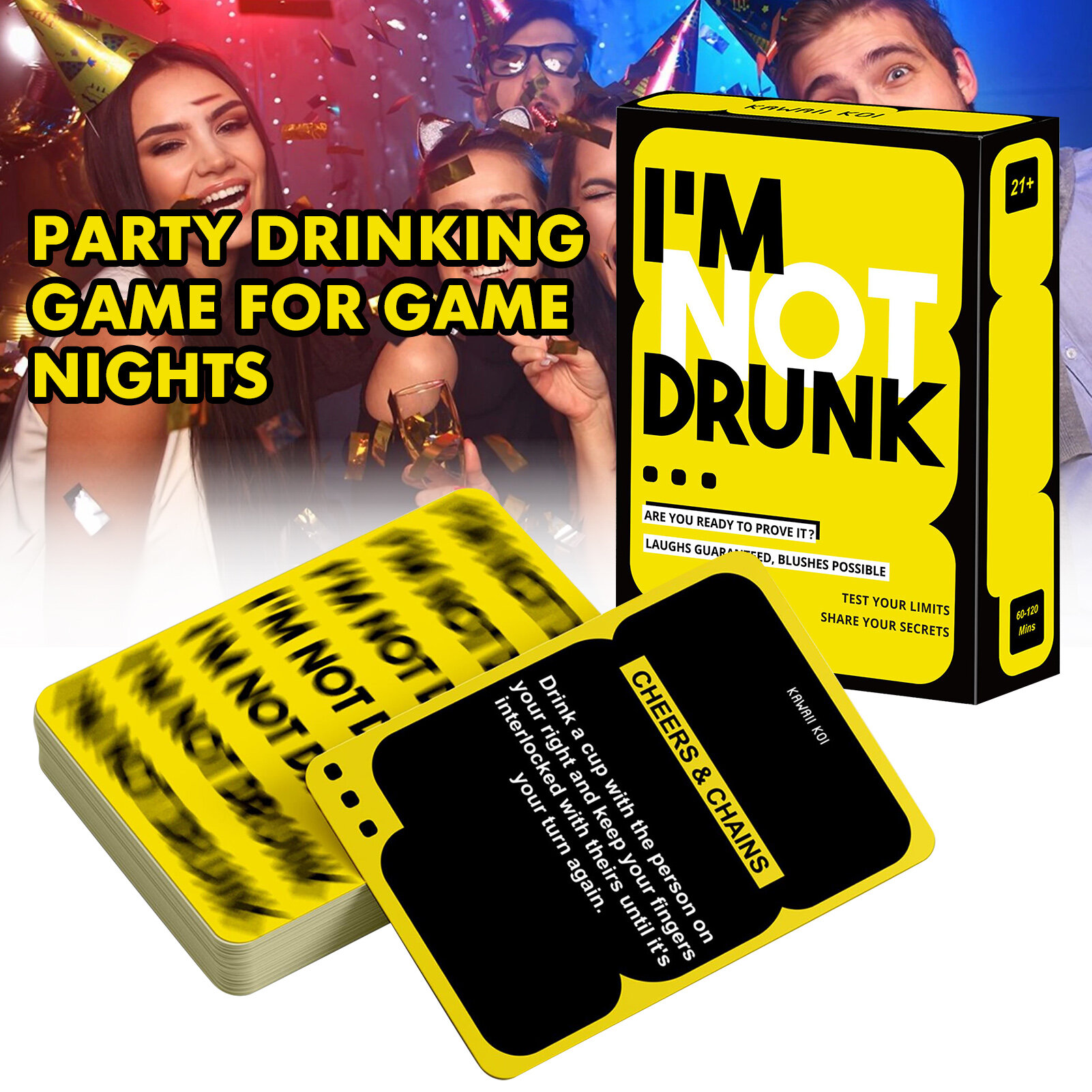 Настольная игра для взрослых (английская версия) - алкогольная вечеринка, жесткий юмор