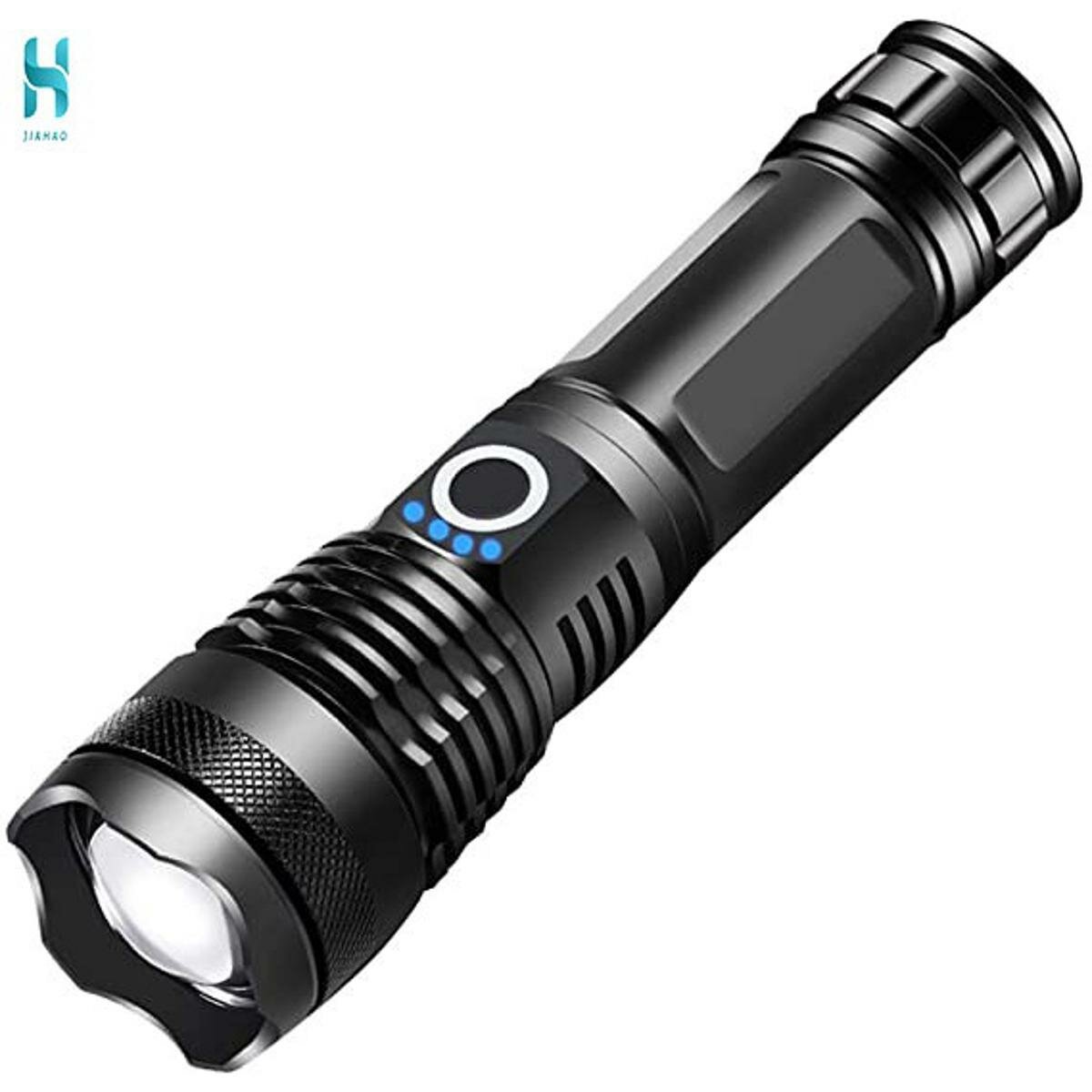 【Rongcai】 JH L-839 мощный светодиодный фонарик с 3 режимами USB для кемпинга и рыбалки COD