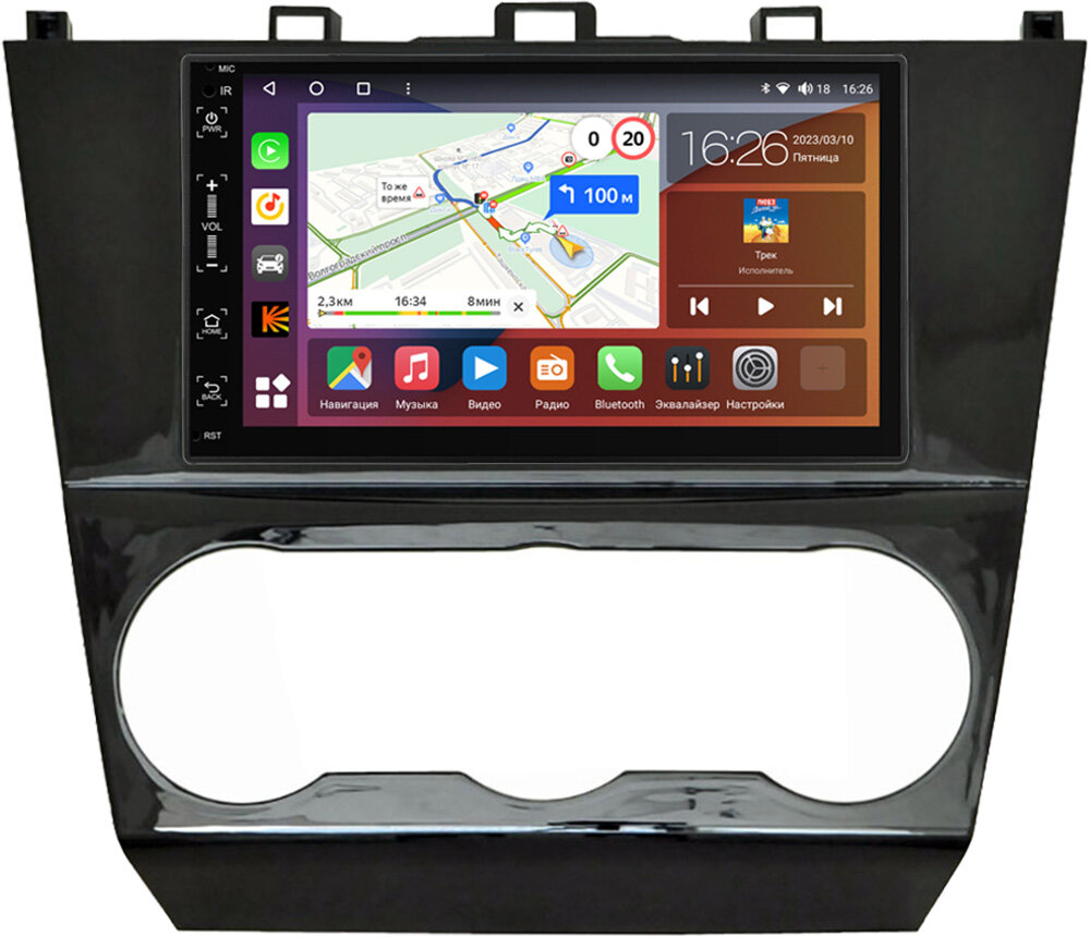 Штатная магнитола Subaru Forester 4, Impreza 4 2011-2016, XV, Crosstrek 2015-2017, WRX 2016-2021 (глянец) Canbox H-Line 5512-RP-11-659-409 Android 10
