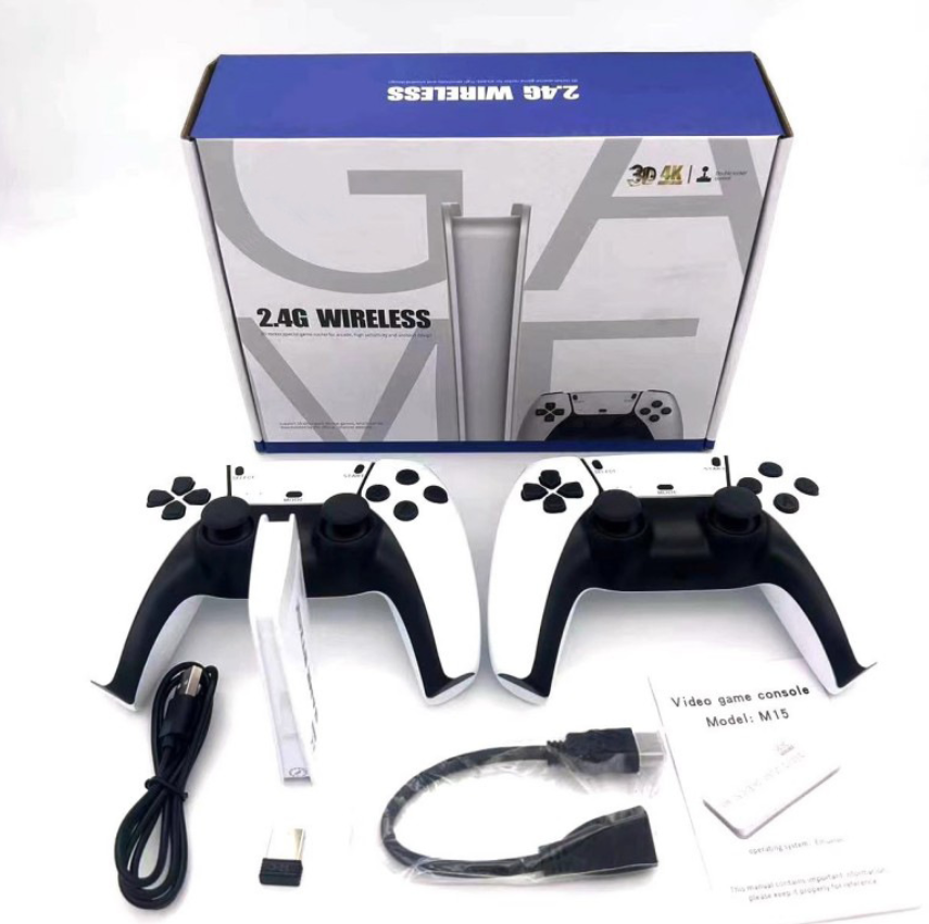 M15Pro Ретро Игровая Приставка HDMI HD: 2.4G Беспроводная Связь с Двумя Джойстиками для Аркадных Игр