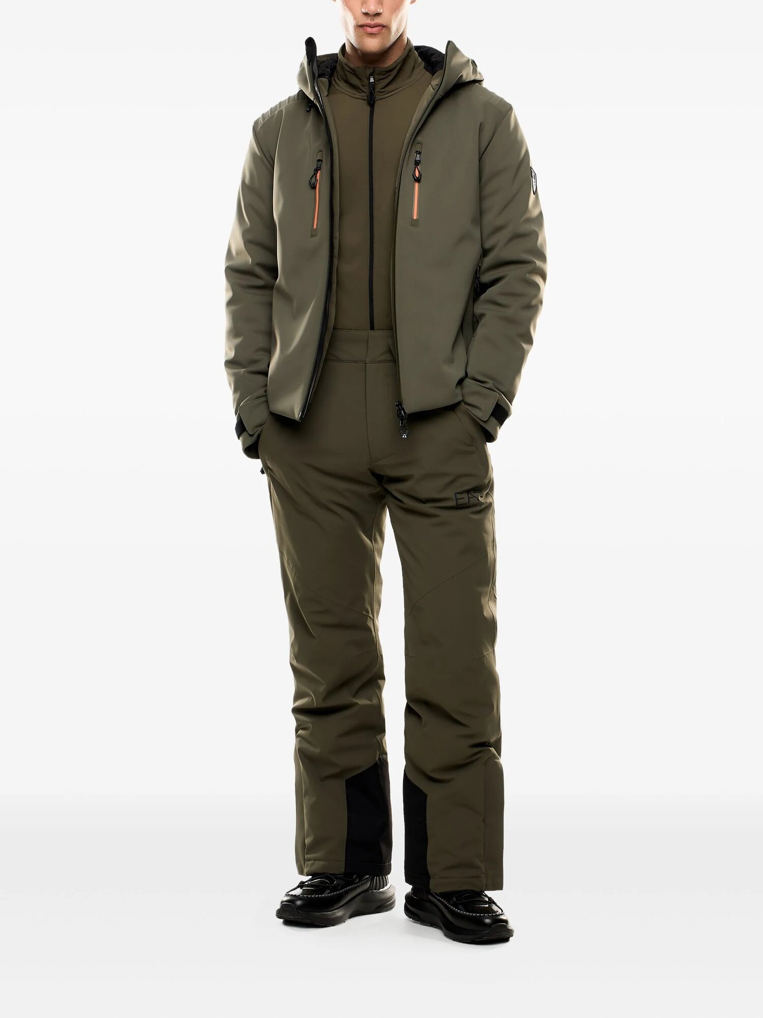 Куртка EA7 EMPORIO ARMANI, размер 50, green — фото 1