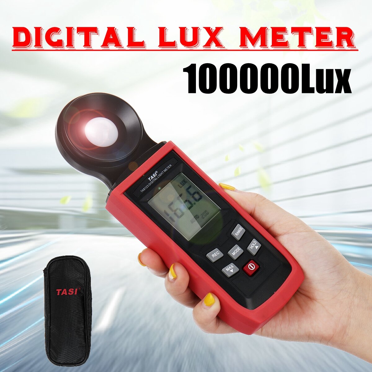 Главная Essential· TA8121 100000Lux Мини Экспонометр Цифровой Портативный Люксметр Освещенность Экспонометр ЖК-Подсветка Карманный Люкс/FC Экспонометр