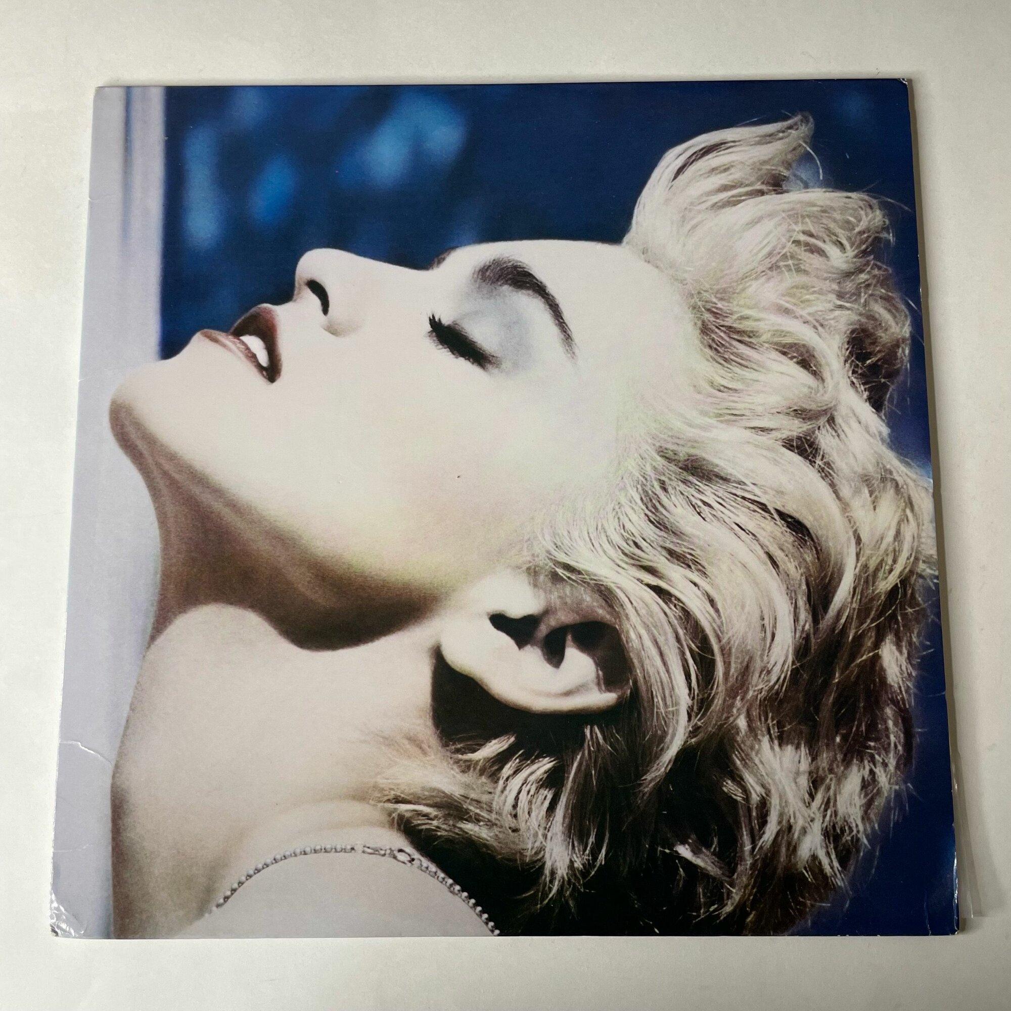 Винтажная виниловая пластинка LP Madonna True Blue (США 1986) (Постер)