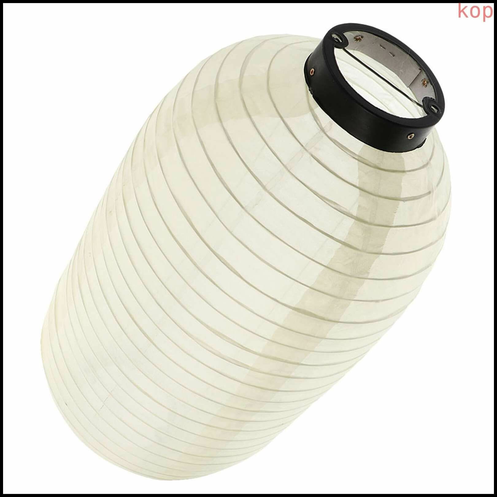 Самый популярный в 2025 годуКомплект из 2 бежевых традиционных японских фонарей из шёлка и стали для оформления уличного пространства ресторана