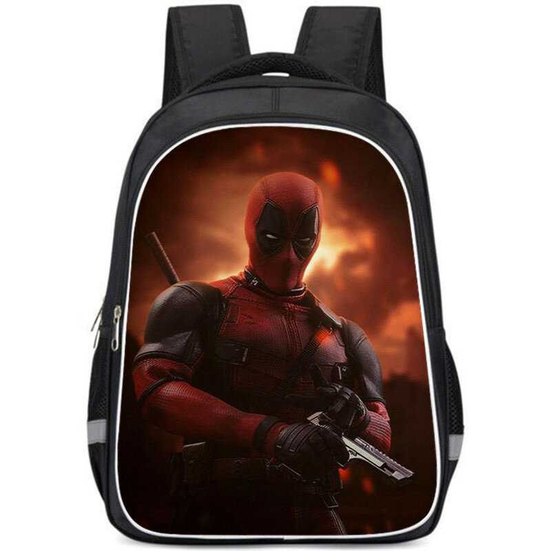 Рюкзак cross-border trend deadpool для школьников начальных классов, большая вместимость, стиль m-large