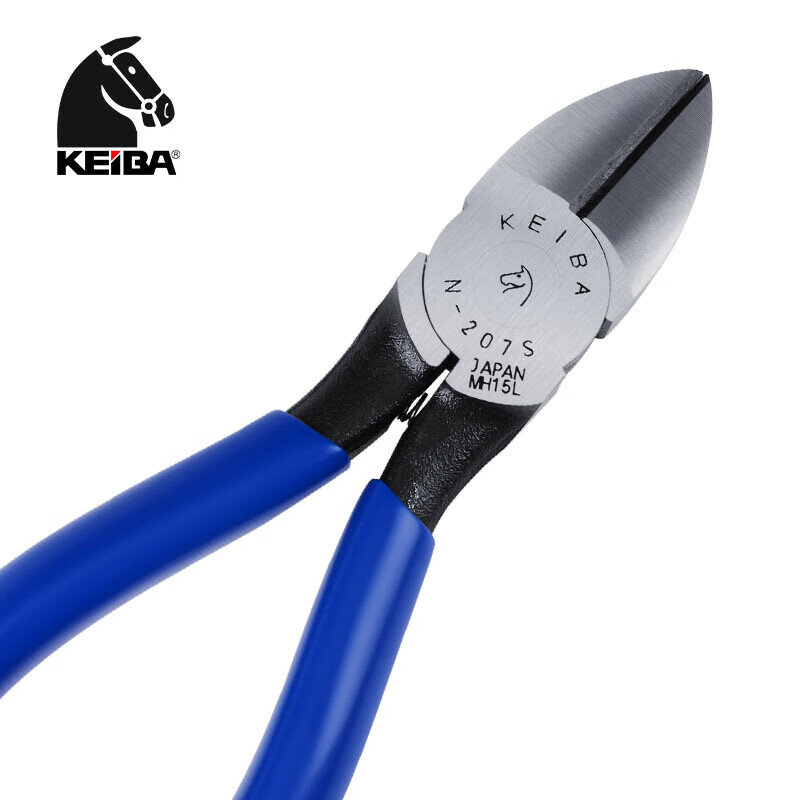 KEIBA Japanese Original Imported Electrician Diagonal Cutting Pliers N-207S 7 Inch