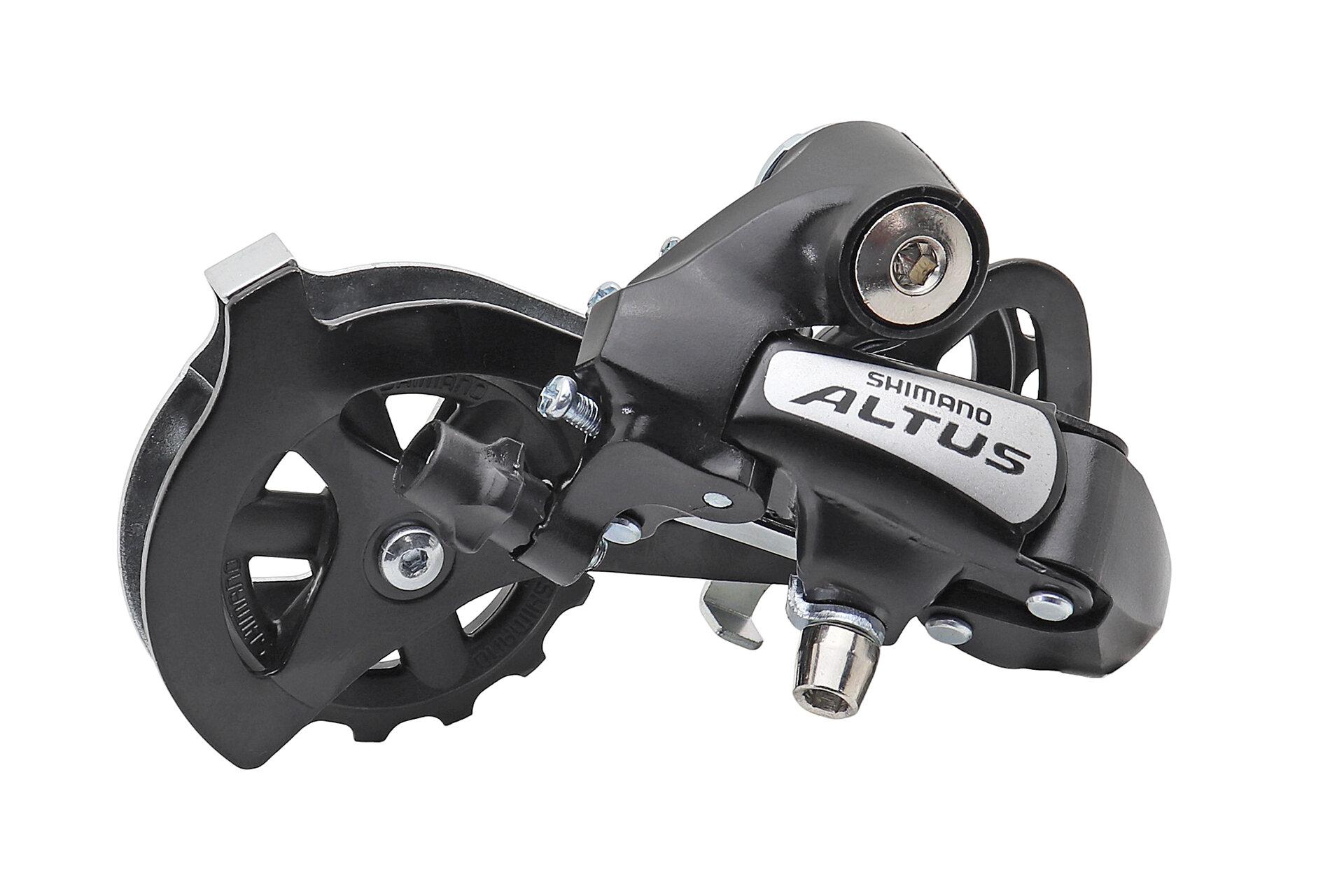 Переключатель задний "SHIMANO Altus M310" SGS 7/8 ск (болт)
