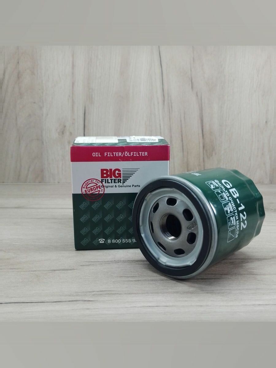 Фильтр масляный BIG FILTER Ford Focus арт. GB-122, 1штука.