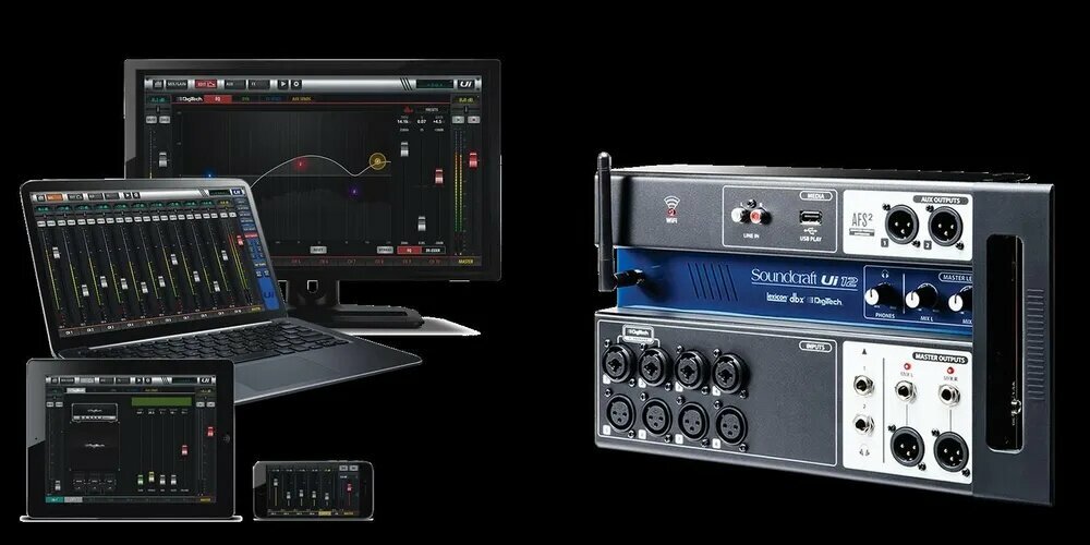 Soundcraft Ui12 12-канальный цифровой микшер