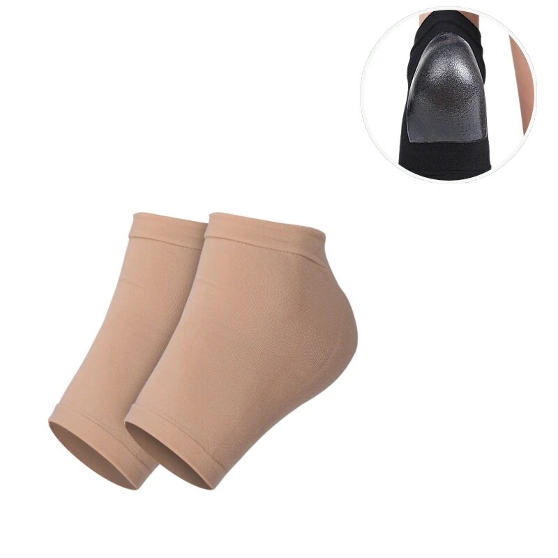 1 пара гелевых увлажняющих носков на пятке, спа-носки для ухода за ногами, гелевые носки на пятку для сухих потрескавшихся сухой кожи ног, гель для ремонта пяток, инструмент