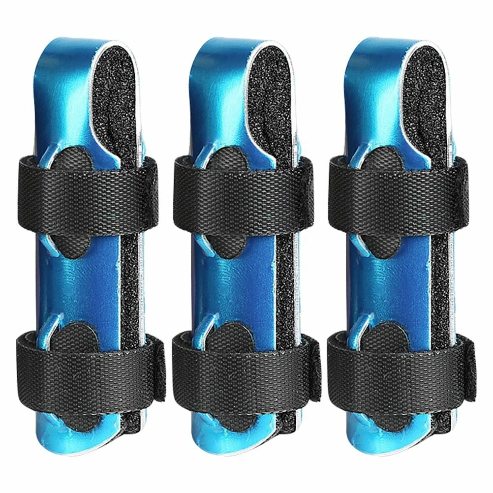 3 Штуки Фиксаторы Для Пальцев, Из Алюминия И Губки, Для Лечения Пальцевых Травм