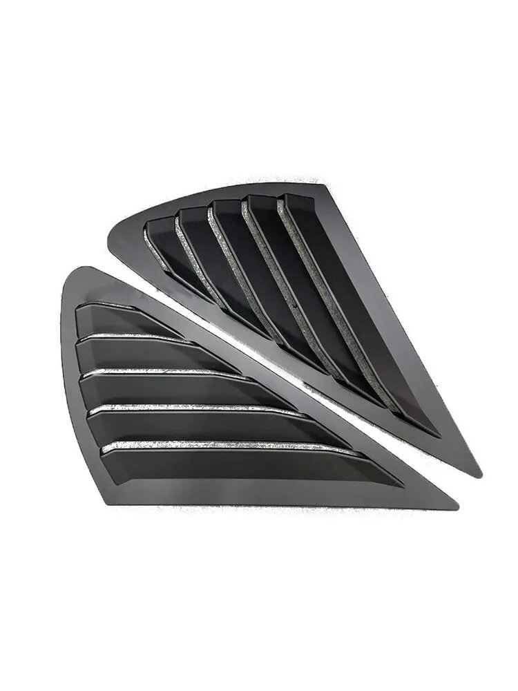 Спойлер автомобиля для легковых автомобилей, заднего расположения, черный матовый, ABS пластик, 1 шт.