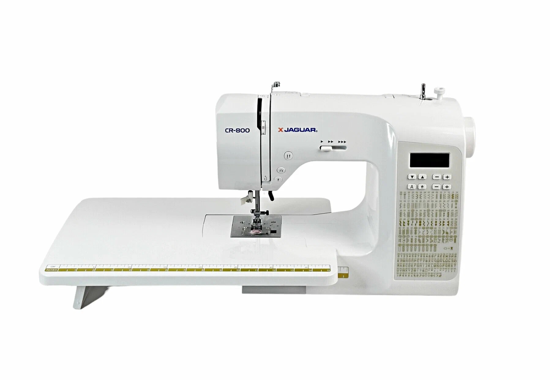 Швейная машина Jaguar CR-800, 200 швейных операций, приставной столик