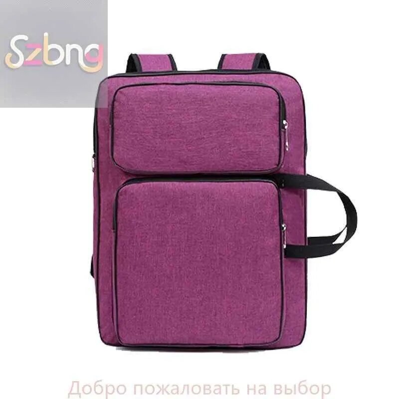 Эксклюзивная папкасумка А3 для хранения рисунков и технологии, оснащенная ручками