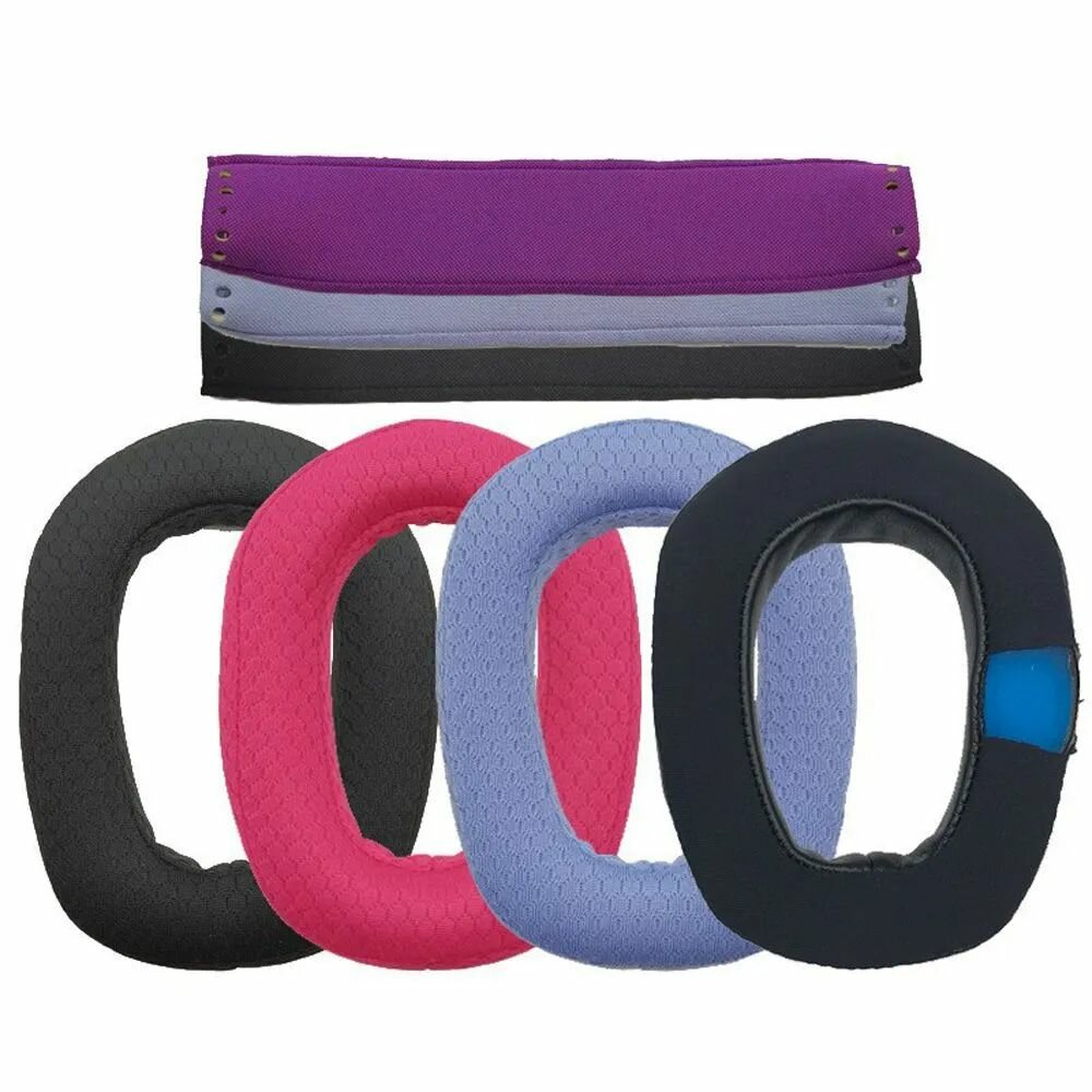 Тканевые игровые Амбушюры для наушников Logitech G435 G335 Прокладка балки