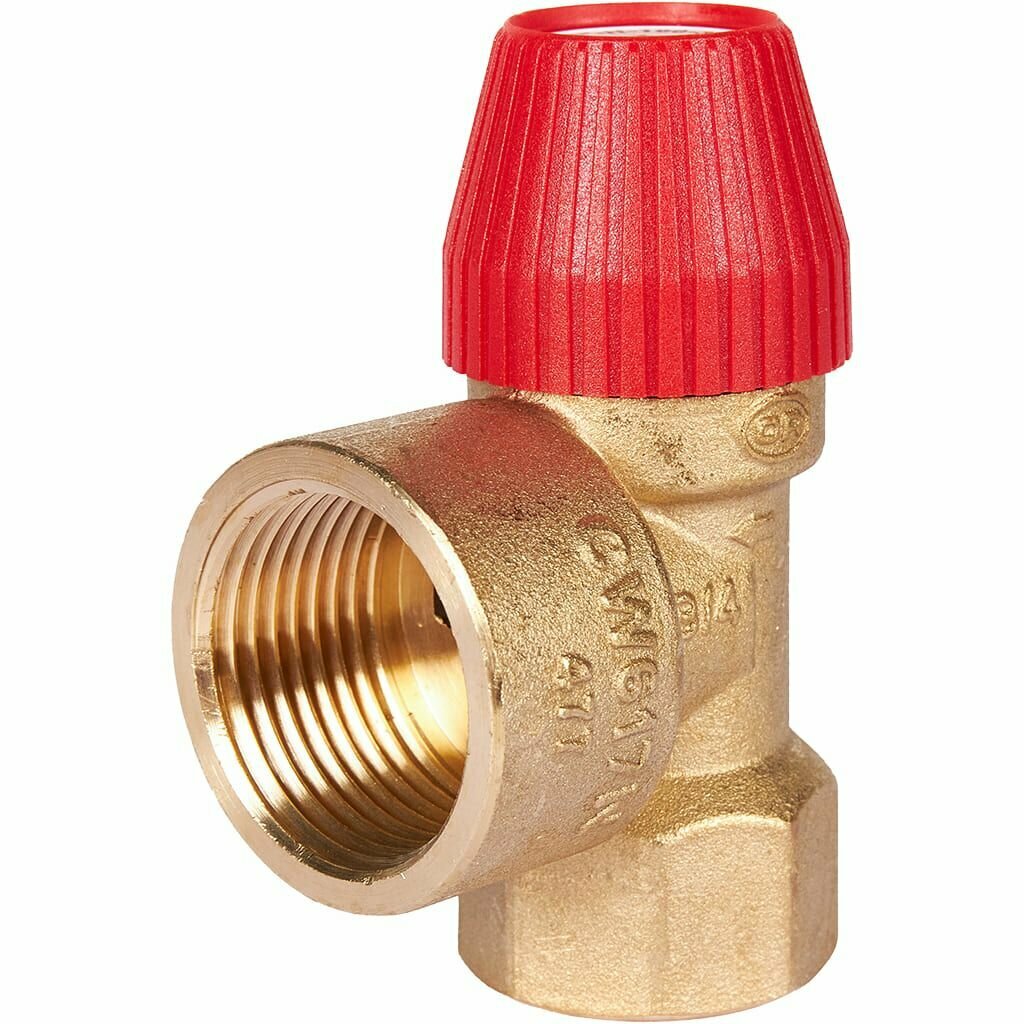 Клапан предохранительный STOUT для отопления 3/4"x1" (477.232) 3 бар SVS-0010-003020