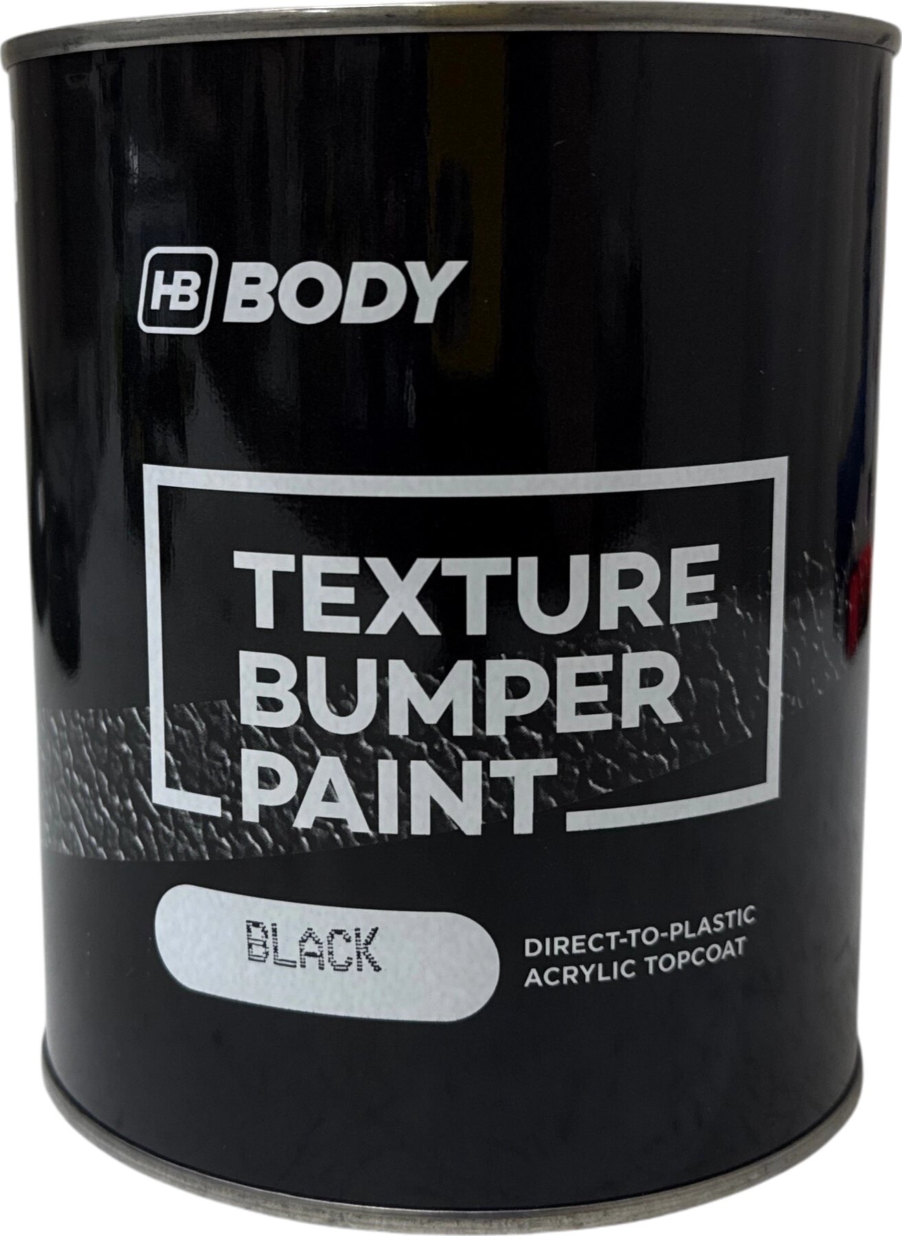 Краска текстурная для бамперов HB BODY Bumper Paint Texture черная, 1л