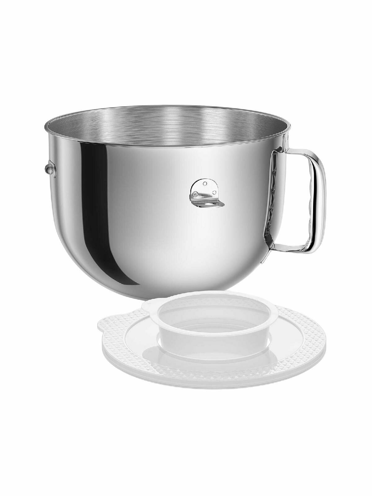 Чаша для смешивания лапши с наклонной головкой и вертикальной крышкой чаши для миксера подходит для Kitchenaid 6QT