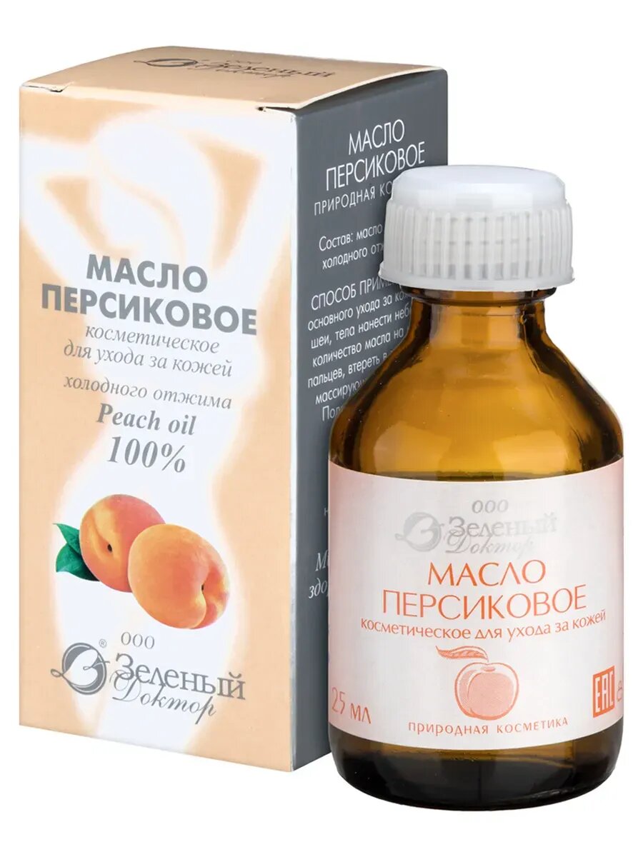 Зеленый доктор Масло персиковое 25 мл