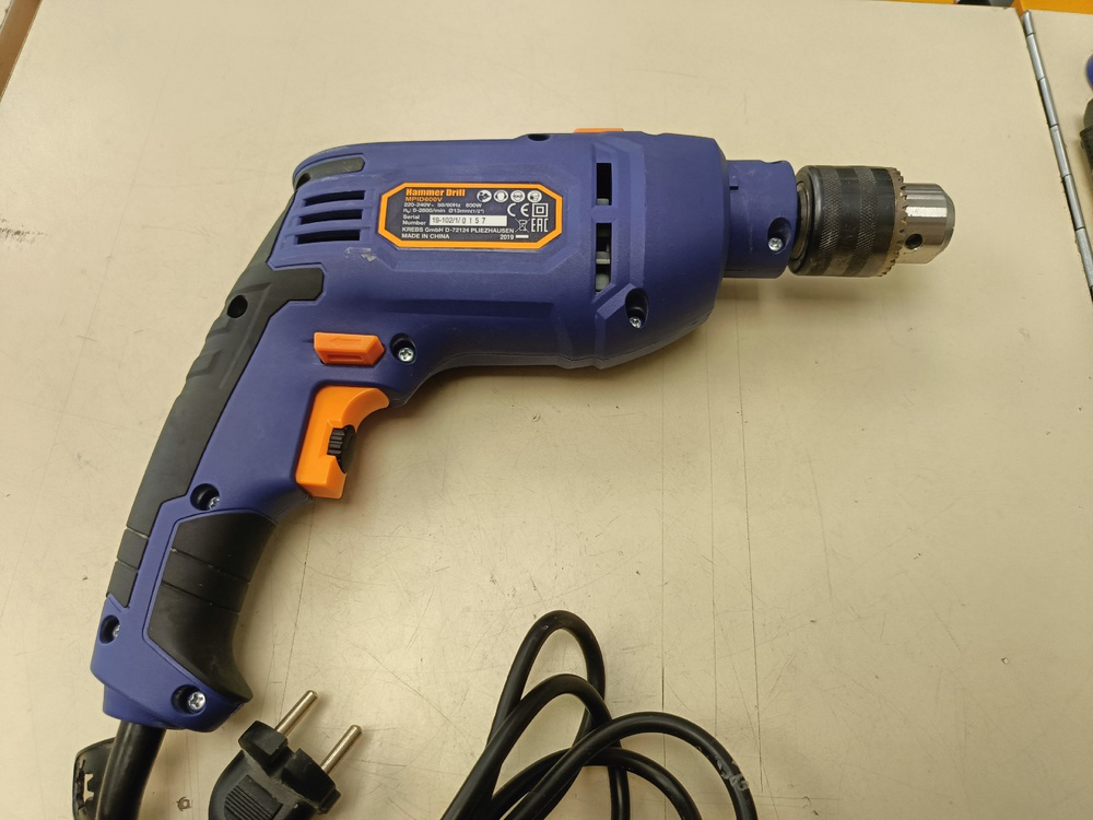 Дрель ударная Max-Pro MPID600V 600Вт; КлП 13мм; 2800об бу уценка