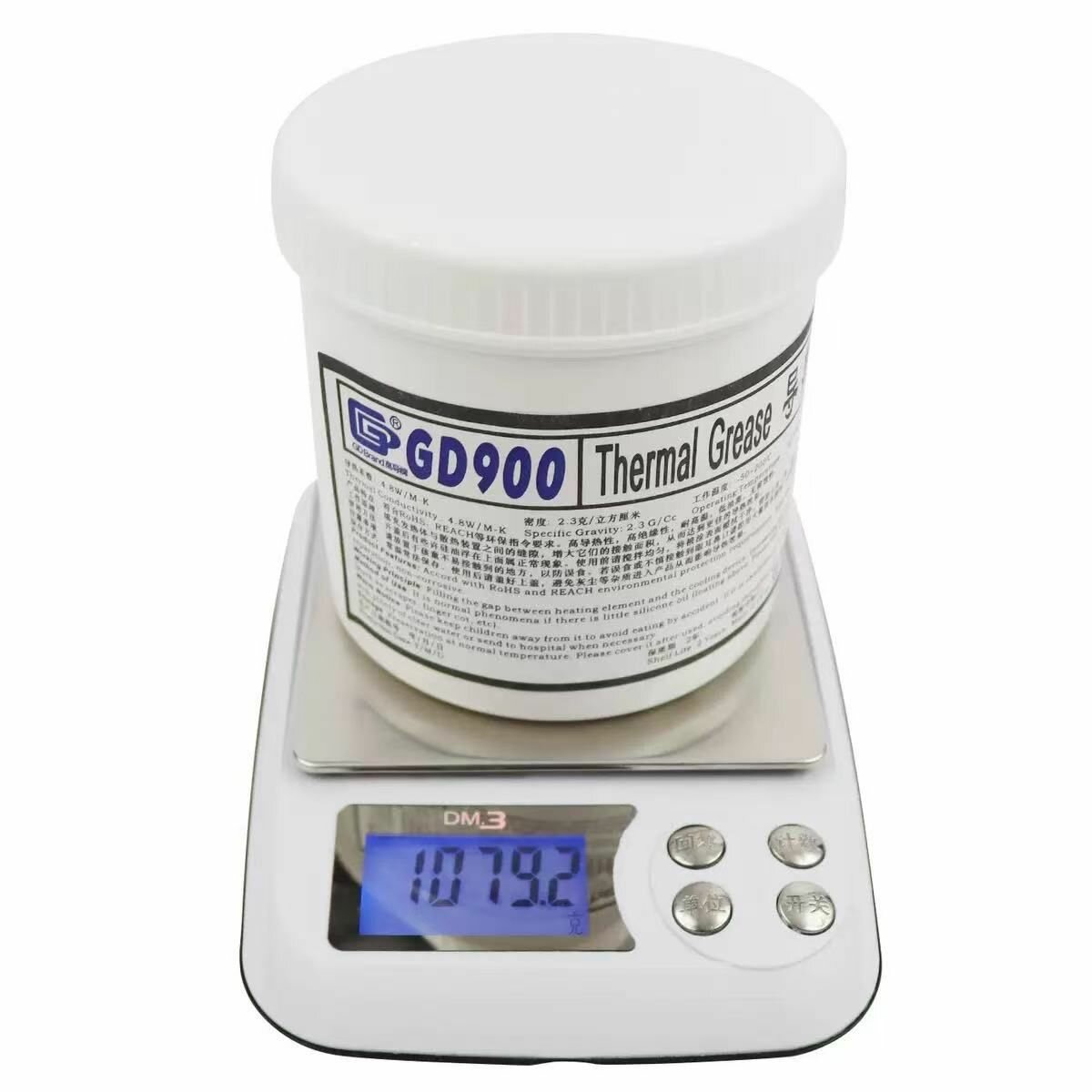 Эксклюзивная термопаста GD900 1000гр, эффективность 4.8 W/mk, диапазон от 50 до 200 градусов