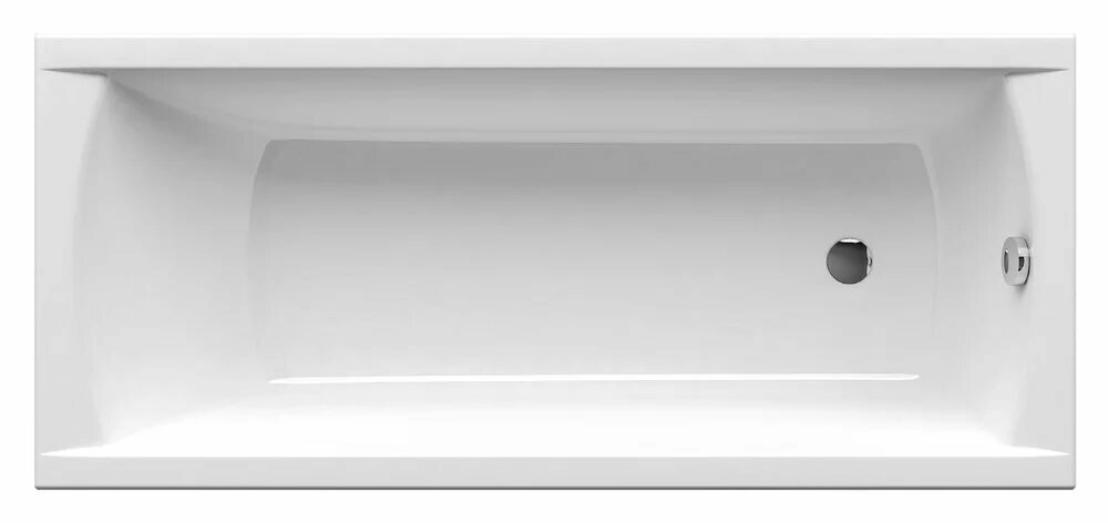 Акриловая ванна Ravak Classic 160x70, на ножках, пристенная, белая, глянцевая, прямоугольная