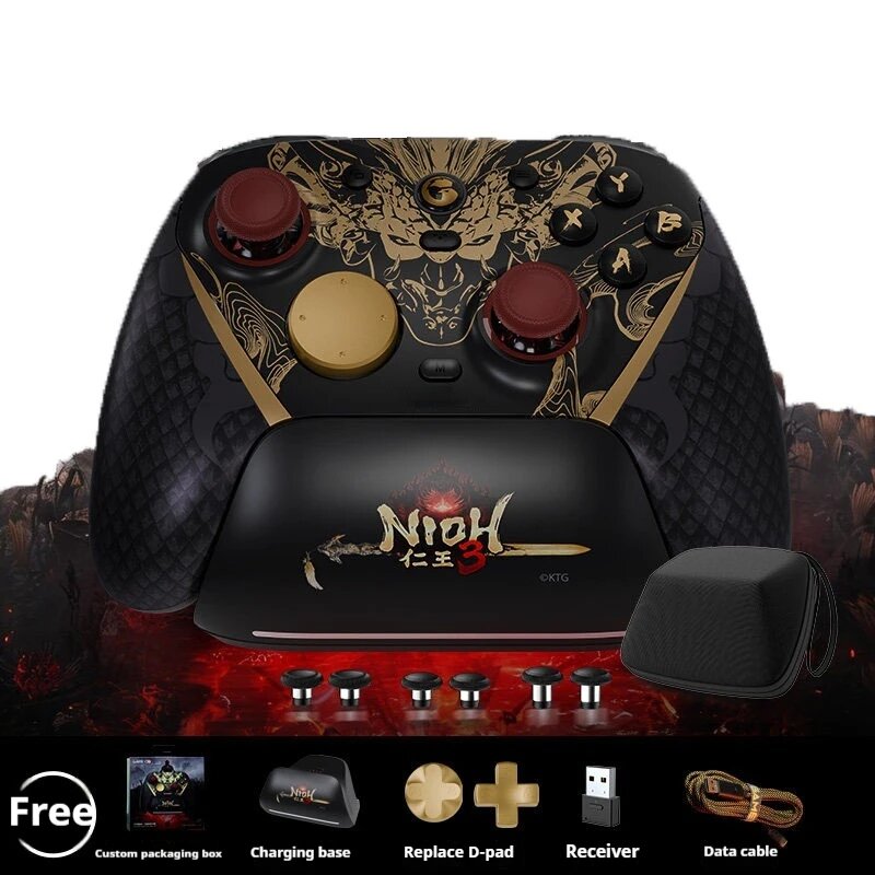 Игровой контроллер GameSir G7 Pro 8K xNioh, беспроводной Bluetooth, три режима подключения, джойстик TMR, для Steam, Switch, FPS, Apex, аксессуары для киберспорта