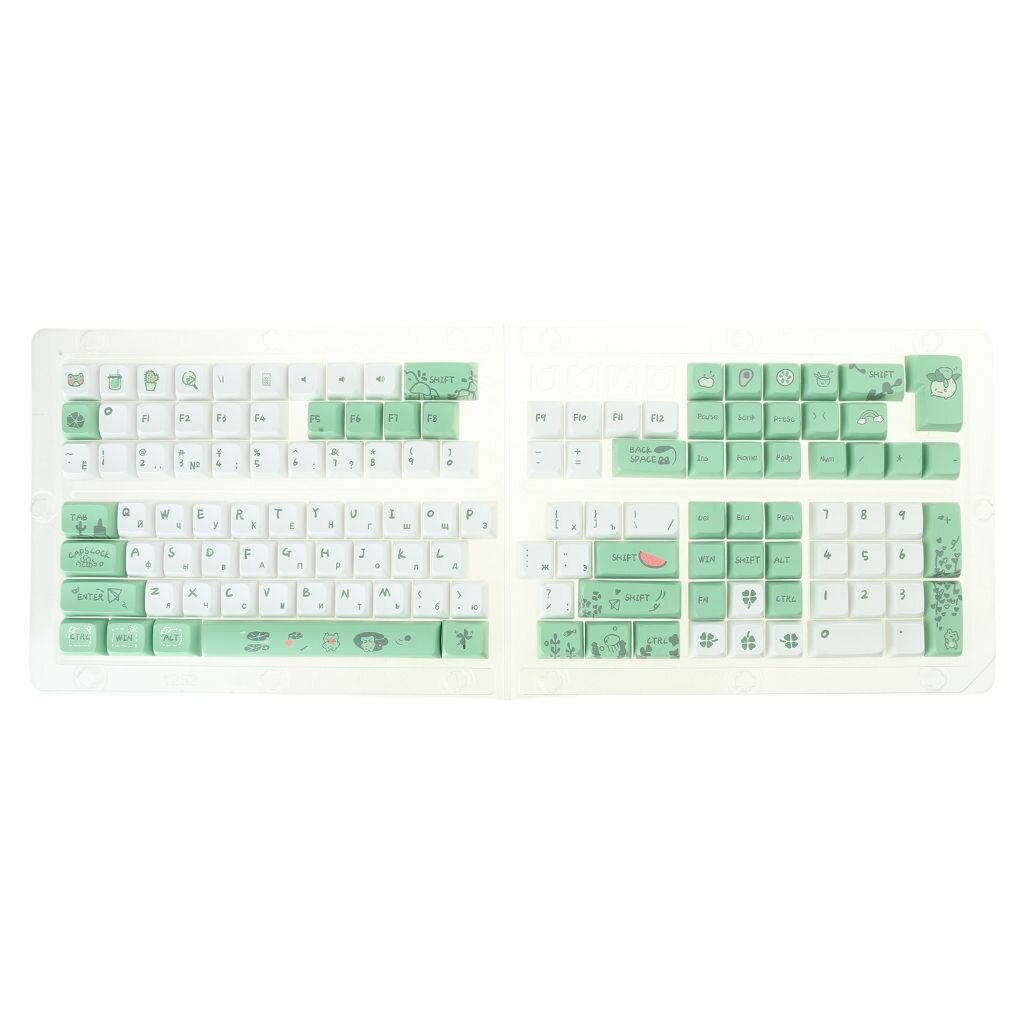 Русский персонаж root Little Frog theme механическая клавиатура keycap-XDA