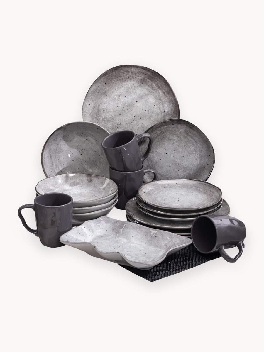 Столовый сервиз Domenik Stone Dark